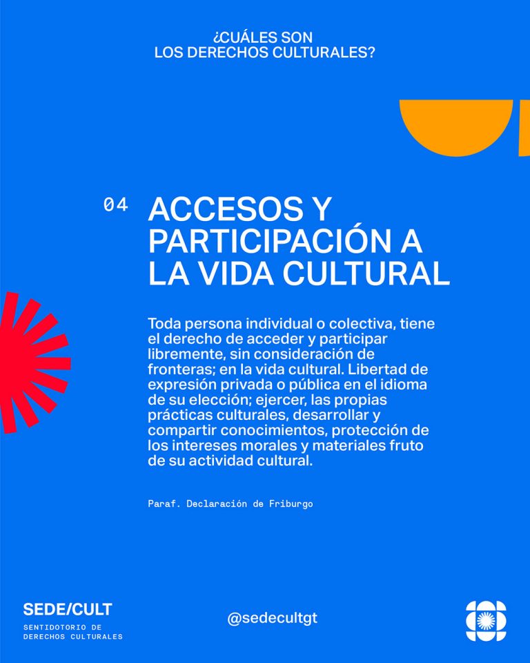 ¿Cuáles son los Derechos Culturales? - SEDE/CULT | Sentidotorio de ...